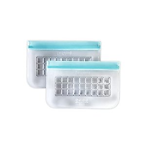 Prepara Snack Size Reusable, set of 2 Food Storage Bags, clear