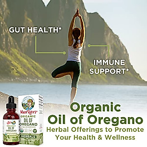 Grapefruit Seed Oil Drops & USDA Organic Oil of Oregano Liquid Drops Bundle by MaryRuth's | Herbal Supplement Liquid Drops | Immune Support | Digestive Health | Overall Health | Vegan
