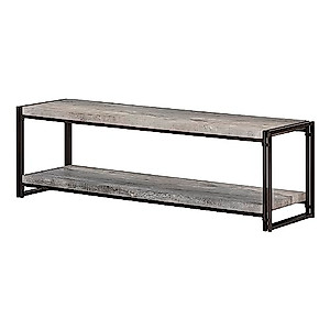 South Shore Gimetri TV Stand-Driftwood Gray