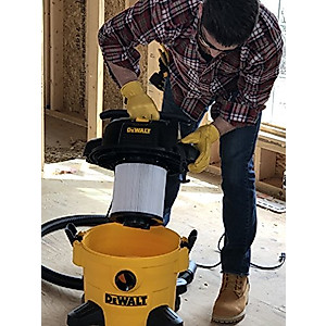 DEWALT DXVC6910 Cartridge Filter Replacement for 6-16 Gallon DEWALT Wet/Dry Vac