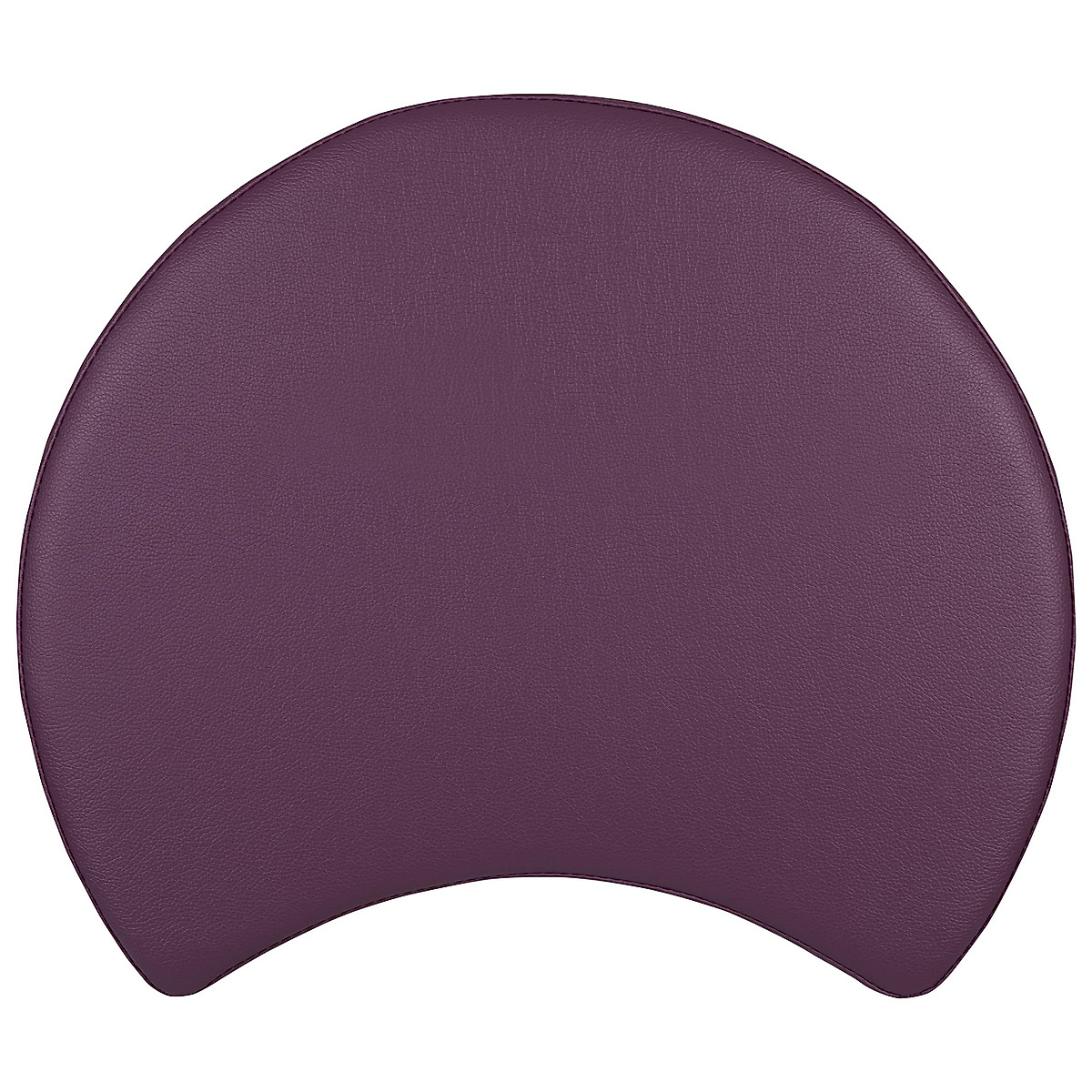 Flash Furniture Nicholas Soft Seating Flexible Moon for Classrooms and Common Spaces - 18" Seat Height (Purple)