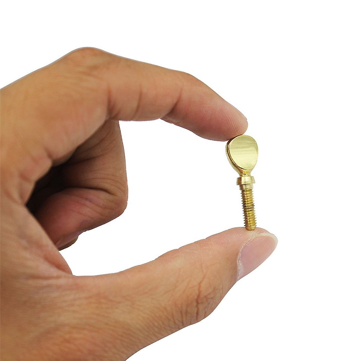 Durable Copper Sax Neck Tightening Screw Saxophone Replacement Parts Copper Attachment Neck Receiver Tightening Attach Screw For Sax Golden Instrument Accessory Saxophone Neck Screw Saxophone Scre
