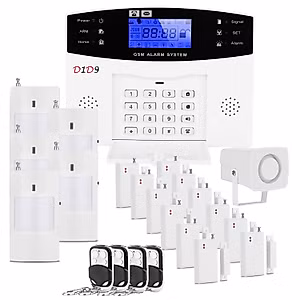 D1D9 Home Burglar Alarm System 23 pcs kit Wireless DIY GSM Auto Dialer for House Security