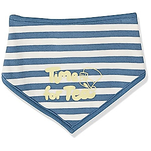 Amazon Essentials Disney | Marvel | Star Wars | Princess Baby Girls' Baby Bibs, Pack of 6, 6-pack Alice Tea Party, One Size