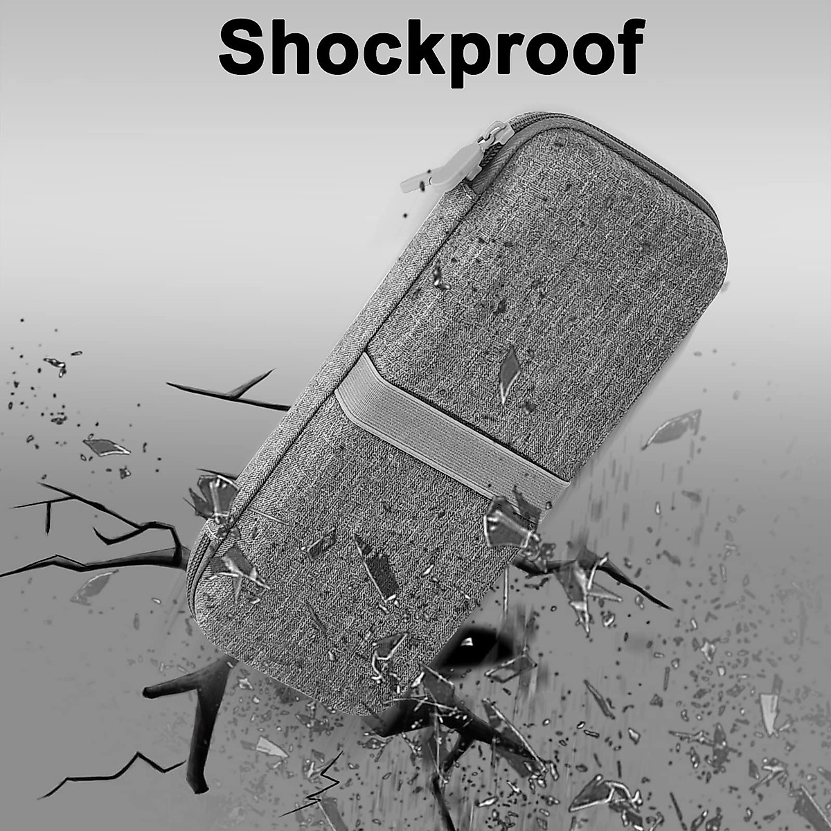 Hard Stethoscope Case,EVA Stethoscope Bag Carrying Case Fit for Home Medical Nurses Doctor Stethoscope and Accessories(Grey)