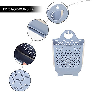 Zerodeko Collapsible Laundry Basket Wall Mount Laundry Basket Laundry Hamper Sundries Storage Holder Clothes Basket Dirty Clothes Organizer Basket for Clothes Basket for Laundry