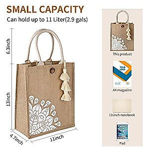 itgowisa Small Tote Bag for Women, Waterproof Beach Bag, Foldable Book Tote, Cute Reusable Grocery Bag, Gifts Basket for Her