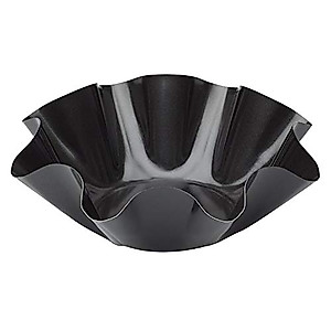HIC Harold Import Tortilla Bowl Maker, Set of 2, Non-Stick Black Baking Pans