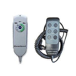 Reverie Adjustables Replacement Remote for Tempurpedic TES B3111-220 Adjustable Bed (New 2019 White RC-HW-105 Wired Version -See pics)