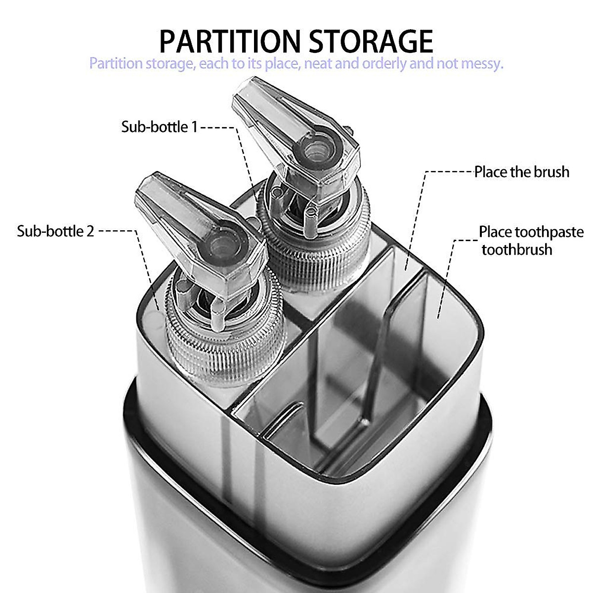 Portable Toothbrush Cup 8 in 1 Wash Set Storage Case, Toothbrush & Toothpaste Shower Gel Shampoo Comb Travel Kits Toiletry Sub (Gray)