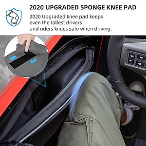 KEMIMOTO 2023 PRO XP Storage Bag Set 1680D Door Bags & Center Bag with Removable Knee Pad and PVC Wear Resistant Zippers UTV Tool Bags Compatible with Polaris RZR PRO XP 2020-2023