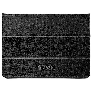 Gigaset 8" Tablet Folio Case, Black - Compatible with iPad Mini, QV830, LePan Mini and Other 8" Tablets