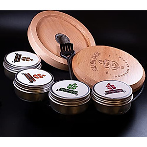 Cocktail Smoker - The Original Smoke Infuser for Drinks - Includes 4 Flavors Of Wood Chips for Whiskey, whiskey gifts for men, Bourbon Smoker Kit, Old Fashioned Smoker Kit, Organic Wood Chips for Whiskey, Bourbon, wine and BBQ,Flavor Drink Smoker Include