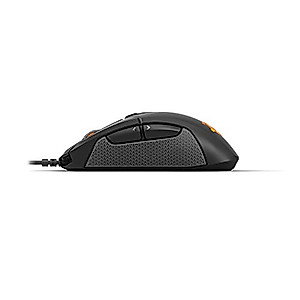 SteelSeries Rival 310, Optical Gaming Mouse, RGB Illumination, 6 Buttons, Rubber Sides, On-Board Memory (PC / Mac) - Black