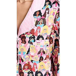 Karen Mabon Women's Barbie Classic Pj Set, Pink Multi, M