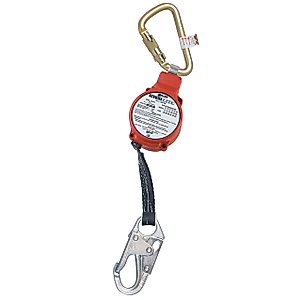 Miller by Honeywell MiniLite 11-Foot Personal Fall Limiter with Steel Carabiner and Snap Hook, 310 lb. Capacity (FL11-1-Z7/11FT)