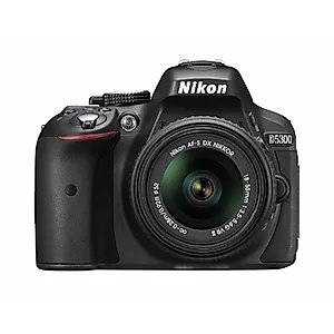 Nikon D5300 24.2 MP CMOS Digital SLR Camera with 18-55mm f/3.5-5.6G ED VR II Auto Focus-S DX NIKKOR Zoom Lens - International Version (No Warranty)