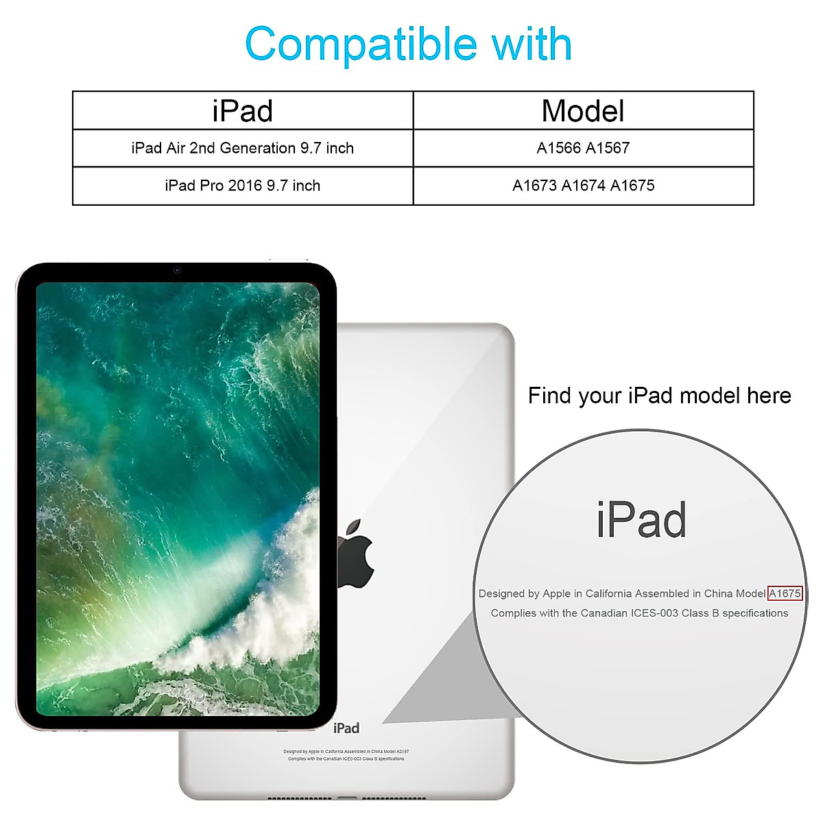 WESADN for iPad Air 2 Case for iPad Pro 9.7 Case with Kickstand for Girls Women Silicone Fidget Bubble Case Cute Pop Holder Cover for iPad Air 2rd Generation for iPad Pro 2016 9.7 inch