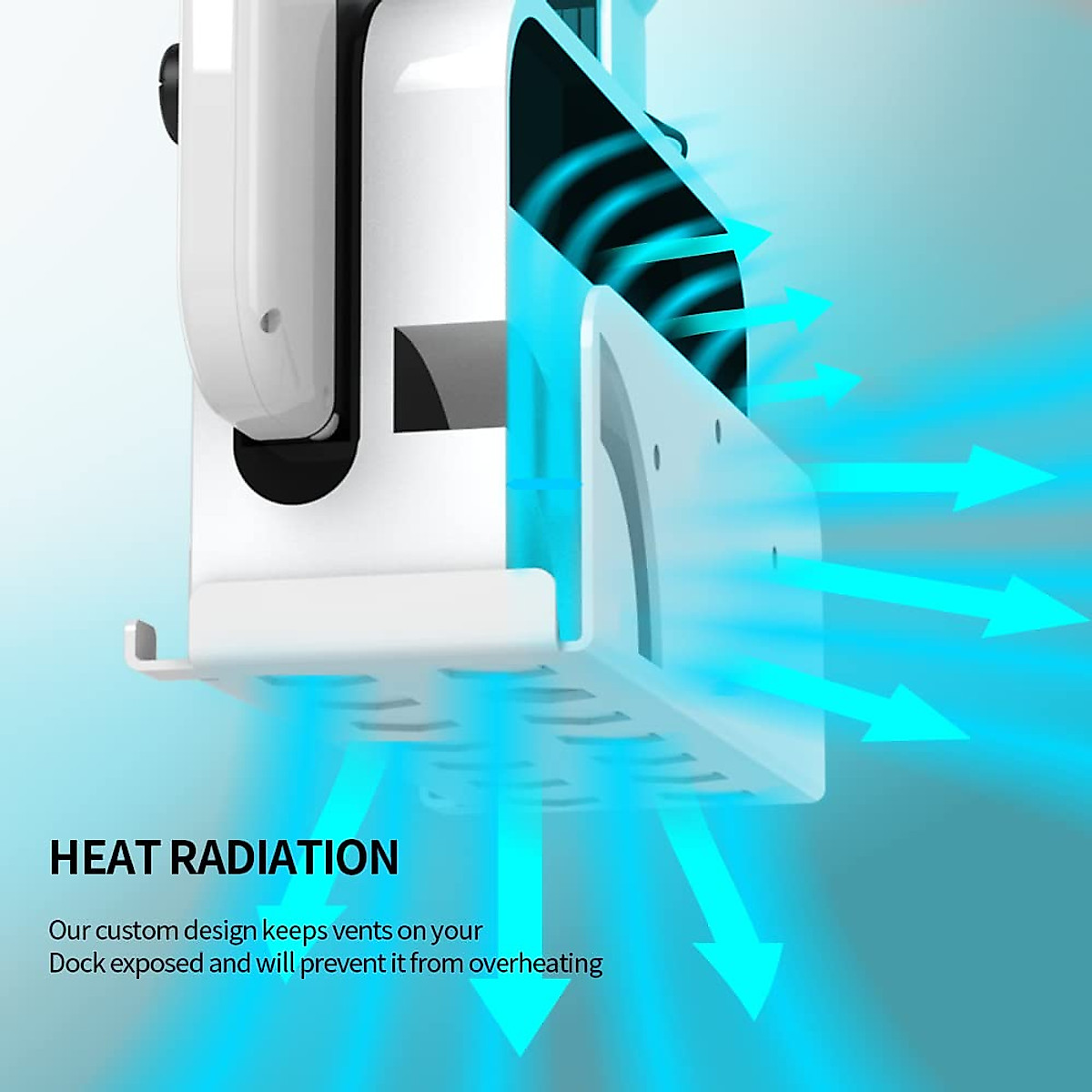 EJGAME Switch OLED White Steel Mount,Wall Mount Bracket Compatible with Nintendo Switch and Switch OLED-White