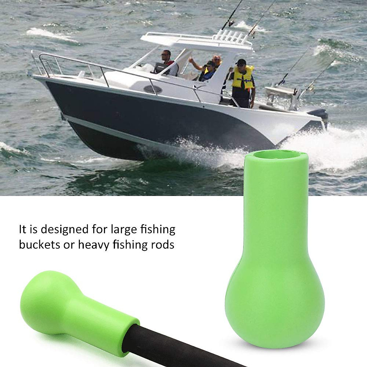 Fishing Rod Holder EVA Fishing Fighting Belt Rod Butt Caushion Fishing Pole Holder for Boat Fishing