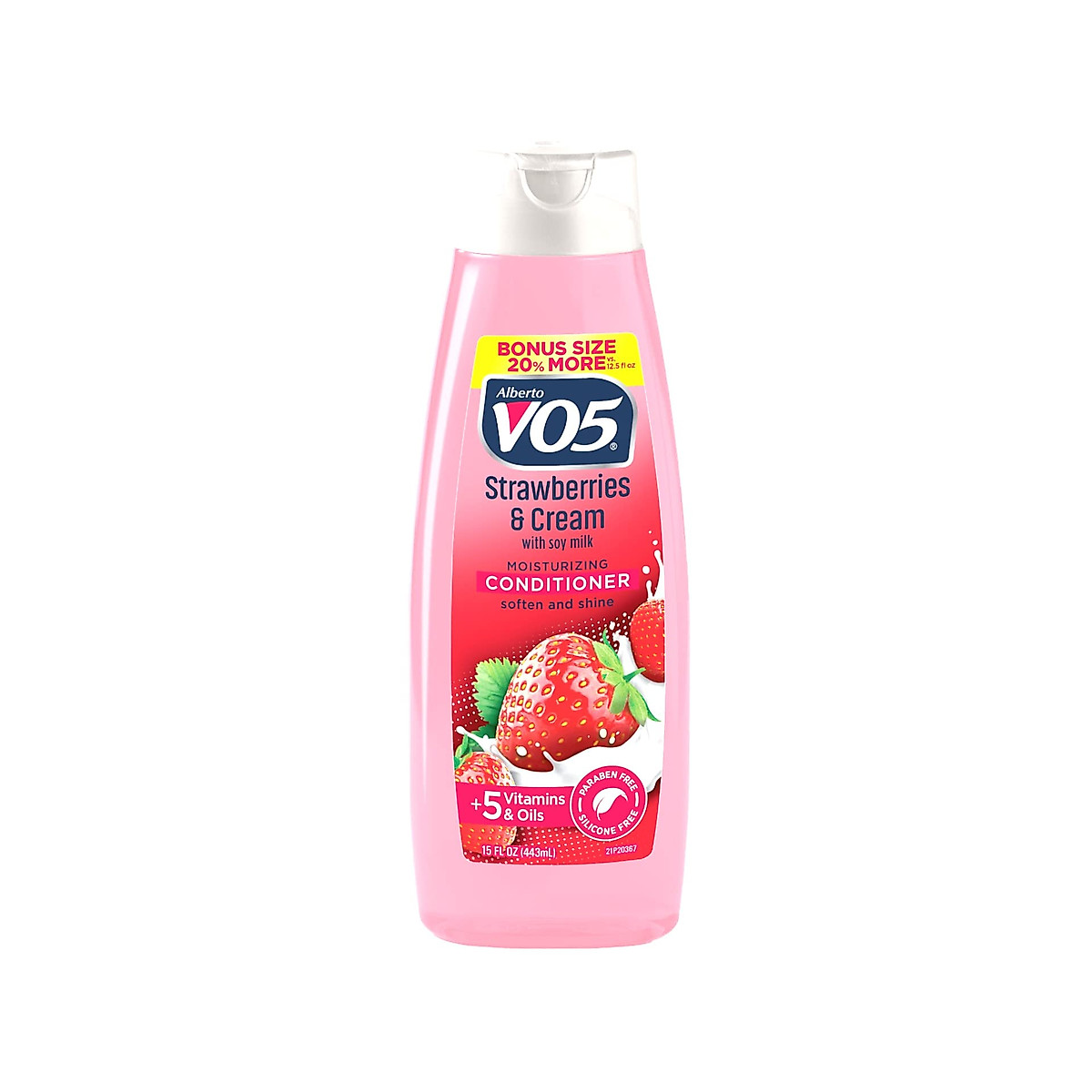 Alberto Vo5 Moisture Milks Strawberries and Cream Moisturizing Conditioner, 12.5 Fluid Ounce - 6 per case.