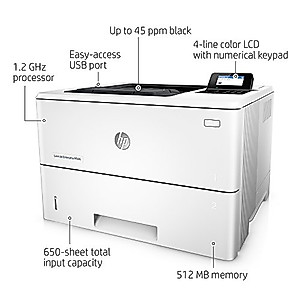 HP LaserJet Enterprise M506n Printer, (F2A68A)