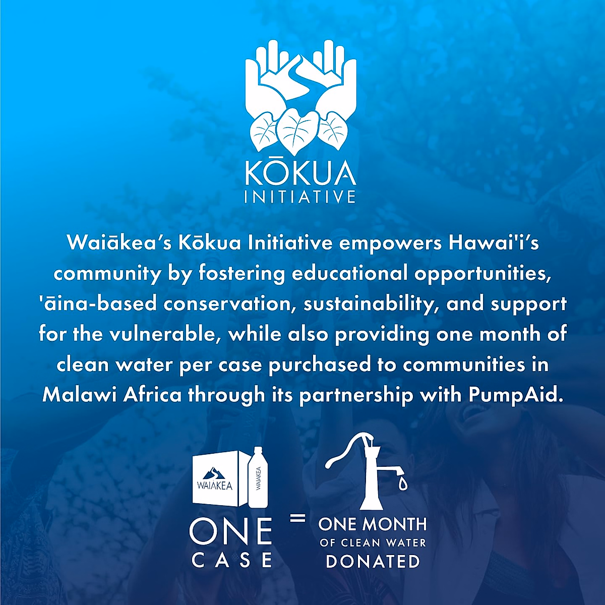 Waiākea - Hawaiian Volcanic Water - Naturally Alkaline Water - pH Range 7.6 to 8.2 - All Natural Minerals & Electrolytes - 100% Recycled Water Bottles - Bottled Water 15 Pack - 23.7 Fl Oz, 700 mL