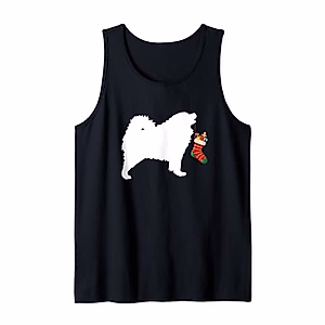 Samoyed Christmas Stocking Stuffer Dog Tank Top