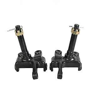 91.SCS Front Steering Spindle 3 Stud Wheel Hub Brake Caliper Rotor Kit ATV Go Kart