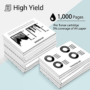greencycle 4 Pack Compatible Toner Cartridge Replacement for Samsung MLT-D111S MLTD111S MLT111S 111S 111L Black Compatible with Xpress SL-M2020W M2020 M2070W M2070 M2022W 2022W M2024W Printer