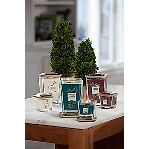 Yankee Candle Elevation Collection with Platform Lid Frosted Fir Scented Candle, Large 2-Wick, 80 Hour Burn Time