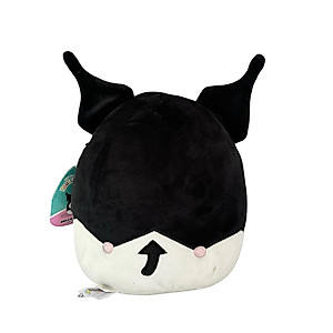 Squishmallows Official Kellytoy Sanrio Squad Squishy Stuffed Plush Toy Animal (Kuromi, 8 Inch)