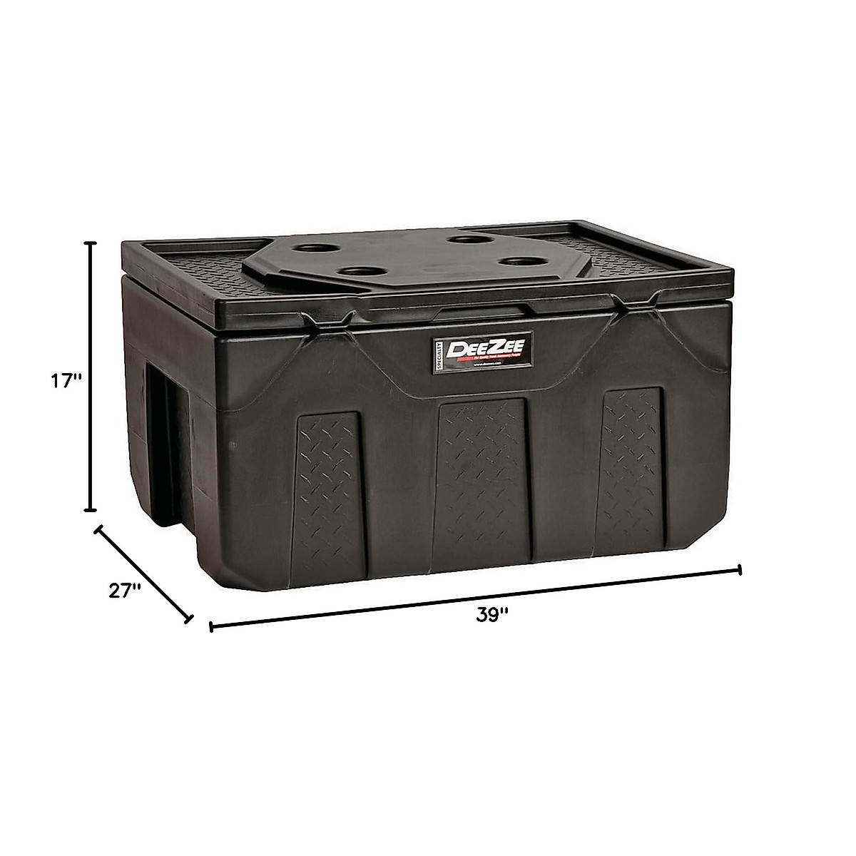DEE ZEE DZ6537P Poly Plastic Storage Chest