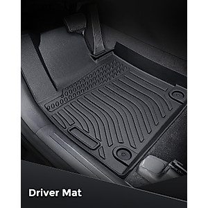 Liner Master® for Hyundai Santa Fe Floor Mats 2023 2022 2021 (Not for Hybrid) 4 PCS All Weather Custom Floor Liners Fit for Front Rear Cargo, Heavy Duty Interior Accessories for Hyundai Santa Fe