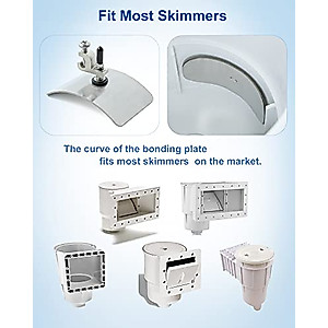 uueeGo Above Ground Pool Bonding Kits, Pool Water Mechanical Connectors for Above Ground Pools, in Direct Contact with Pool Water at All Times