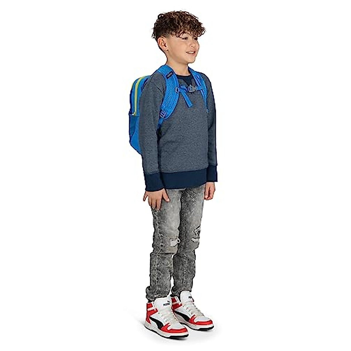 Osprey Daylite Jr. Kids' Everyday Backpack, Alpin Blue/Blue Flame, One Size