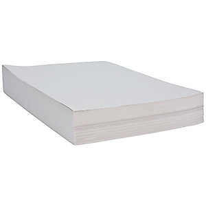 School Smart - 85250 Newsprint Drawing Paper, 30 lb, 8-1/2 x 11 Inches, 500 Sheets