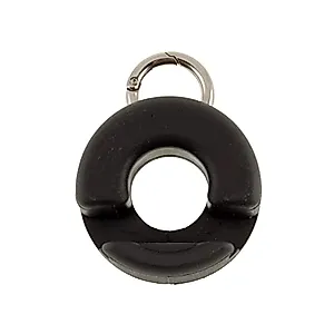 GoDonut Mini Phone Stand - Portable Mount Accessory for Travel, Nightstand or Desk- Compatible with Tablet, iPhone & Most Smartphones - Black