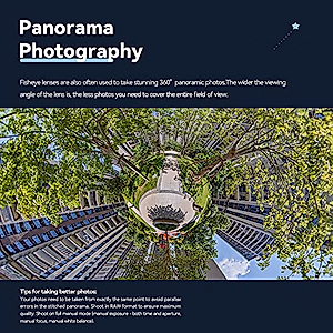 TTArtisan 7.5mm F2.0 Fisheye Lens with 180° Angle of View Compatible with Canon EOS-M Mount Cameras Like M1, M2, M3, M5,M6, M10, M50, M100