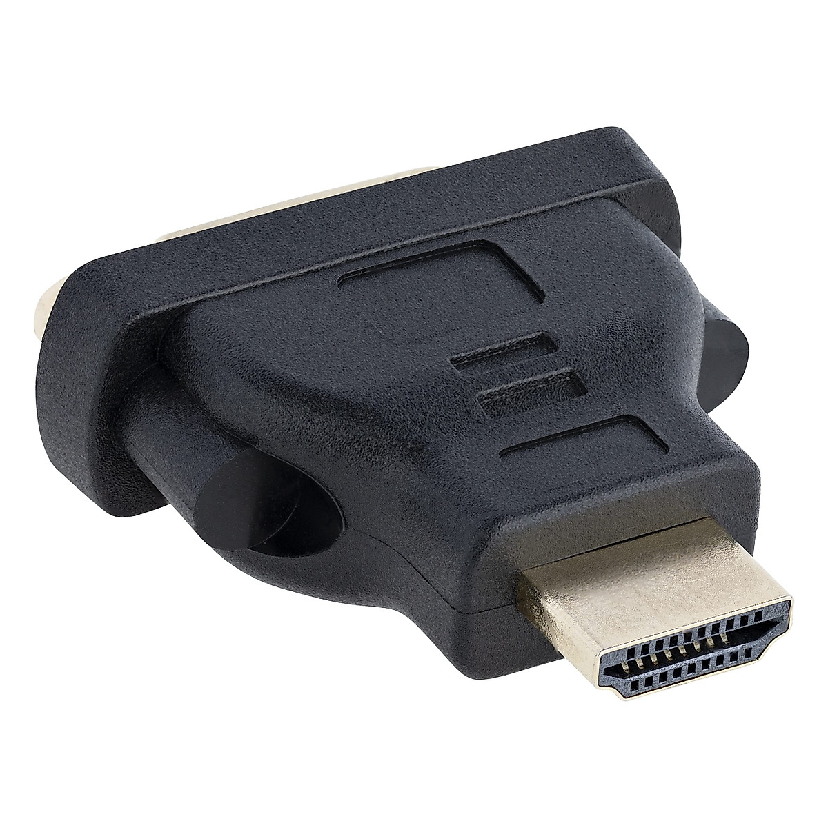 StarTech.com HDMI Male to DVI Female - HDMI to DVI-D Adapter - Bi-Directional - DVI to HDMI (HDMIDVIMF), Black