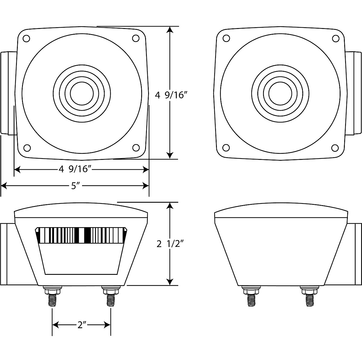 Optronics TL5RK Submersible Combination Tail Light Kit