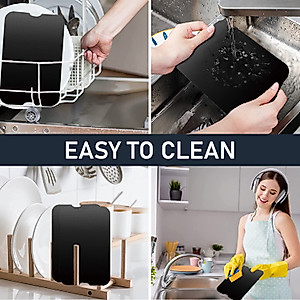Air Fryer Liners, Reusable Air Fryer Mats 4 Pack, Premium Air Fryer Accessories, Non Stick, Easy Clean - 7.6 X 11.67" Square