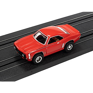 Auto World Xtraction R35 1969 Chevrolet Camaro Red HO Scale Slot Car