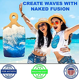 Epoxy Resin Art Resin Crystal Clear Formula- The Artist's Resin for Coating, Casting, Resin Art, Geodes, Tabletop, Bar Top, Live Edge Tables, River Tables- Non-Toxic -1 Gallon Kit