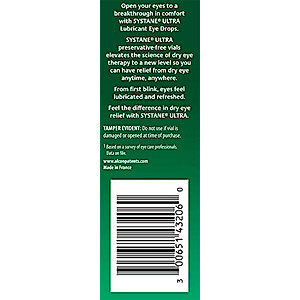 Systane Ultra Lubricant Eye Drops, 25 Count