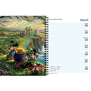 Disney Dreams Collection by Thomas Kinkade Studios: 2021 Monthly/Weekly Engageme