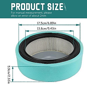 SOLLON 263-32610-a1 Air Filter for Robin 263-32610-01 Subaru 0187-6068 263-32610-01 Fit For Robin EH65 EH64 EH63 Lawnmower Engines, Lawn Mower Air Cleaner