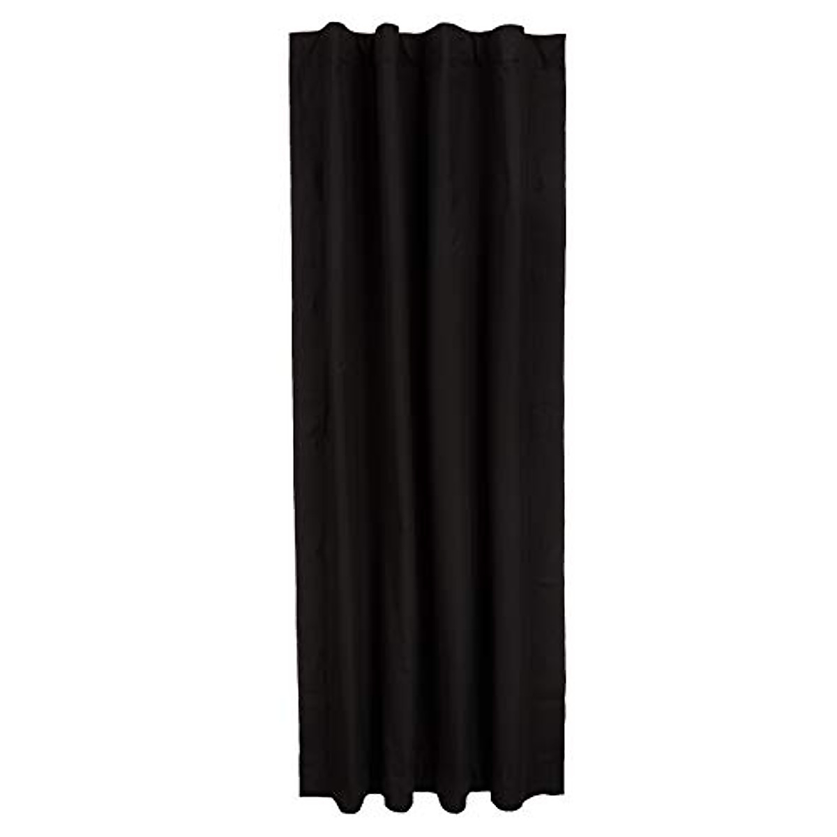 Amazon Basics Portable Window Blackout Curtain Shade with Suction Cups for Travel, 1-Pack, 50" x 78", Black