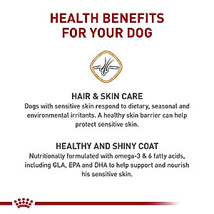Royal Canin Small Sensitive Skin Care Dry Dog Food, 3 lb bag