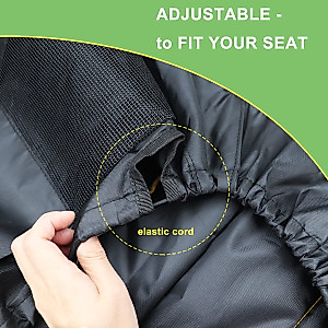 Seat Cover for John Deere Seat Replacement Parts, Seat Cover for Mower, Riding Lawn Mower Seat Cover,Seat Cushion Fits Seat up to 18" High, 600D Fabric